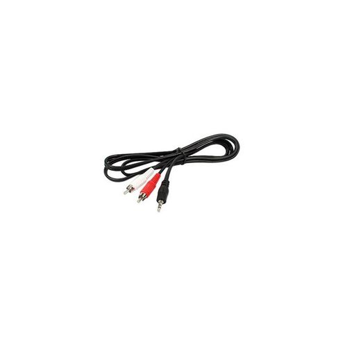 Kabl E-Green Audio 3.5mm stereo (M) - 2xRCA (M) 3m crni