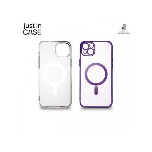 JUST IN CASE 2u1 Extra case MAG MIX paket LjUBIČASTI za iPhone 14 Plus
