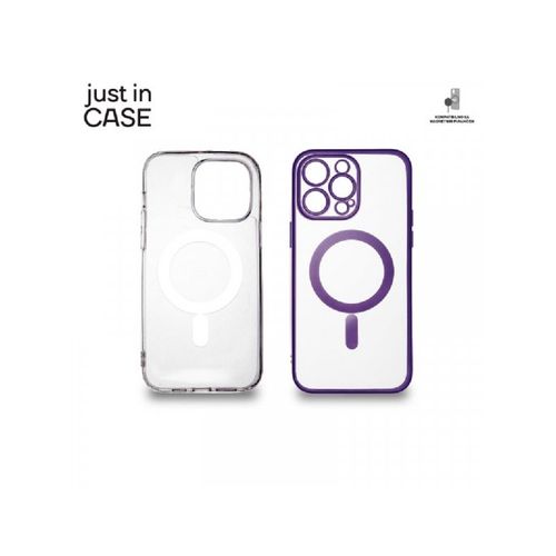JUST IN CASE 2u1 Extra case MAG MIX paket ljubičasti za iPhone 14 Pro Max