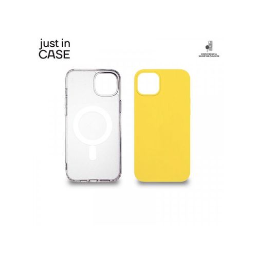 JUST IN CASE 2u1 Extra case MAG MIX paket maski za telefon ŽUTI za iPhone 14 Plus