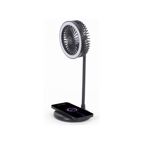 GEMBIRD TA-WPC10-LEDFAN-01 ventilator sa lampom i bežičnim punjačem