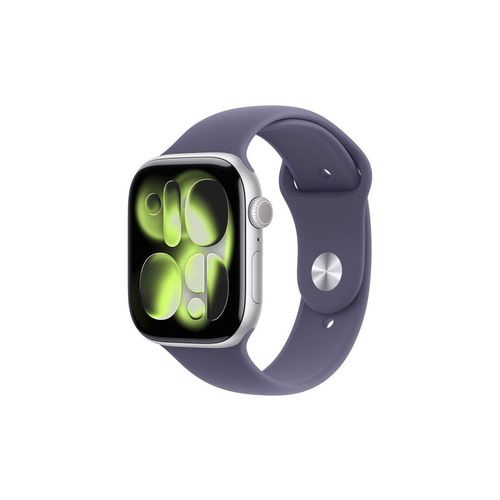 APPLE Watch S11 GPS 42mm - Srebrni aluminijumski okvir sa ljubičastom sportskom narukvicom