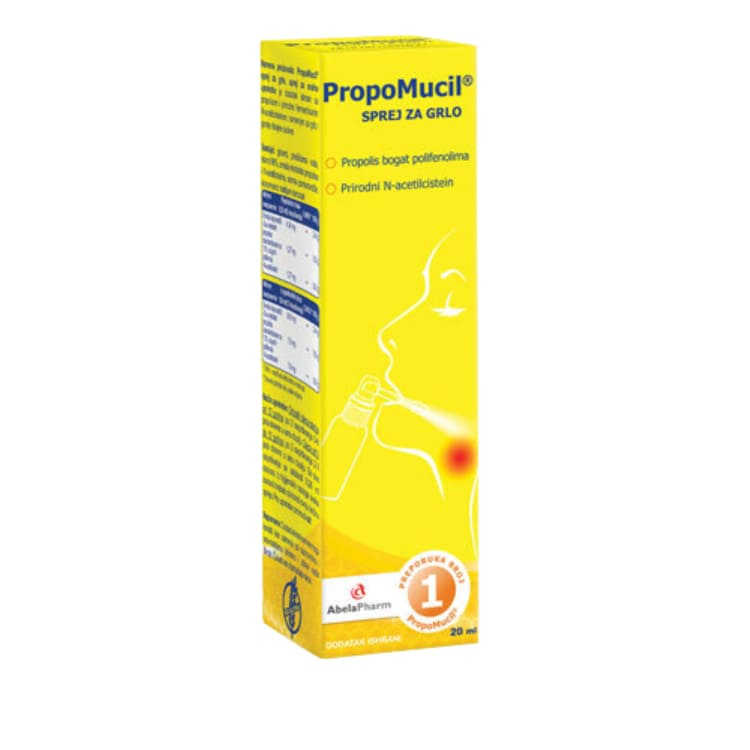 PropoMucil sprej za grlo 20ml