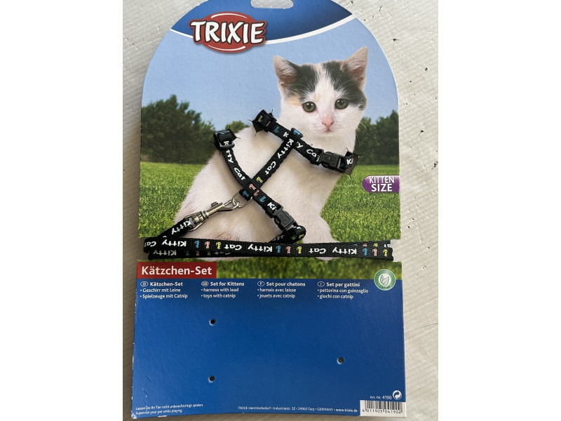 Trixie- podesiv povodac za male mace- novo