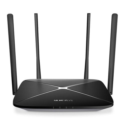 LAN Router Mercusys AC12G v2.20, 4 x 5dbi WiFi5 Gigabit AC1300 Dual Band Wireless Router (72245)