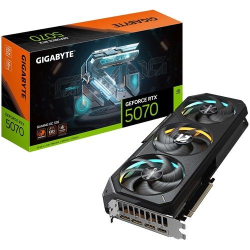 SVGA PCIE GIGABYTE GV-N5070GAMING OC-12GD GDDR7 Gaming OC 192bit crna