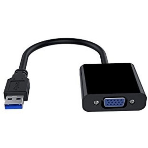 Adapter E-Green USB 3.0 (M) - VGA (F) crni