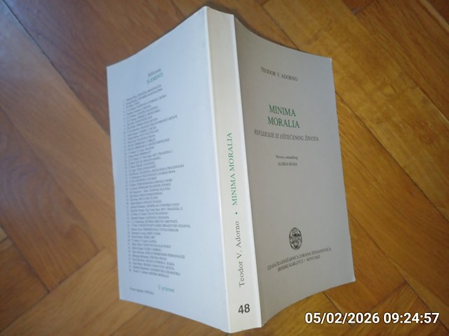 TEODOR ADORNO, MINIMA MORALIA