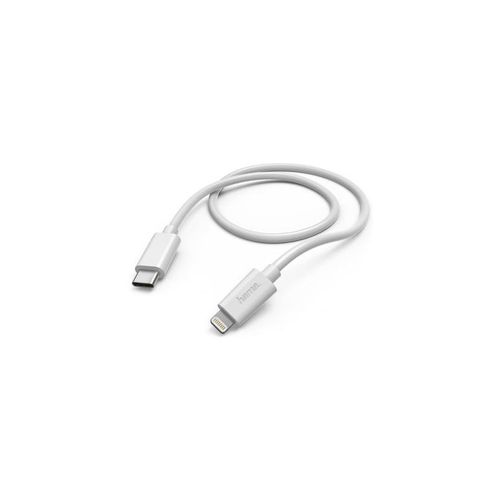 HAMA USB-A na Lightning Kabl za Apple, MFI, Beli, 1m