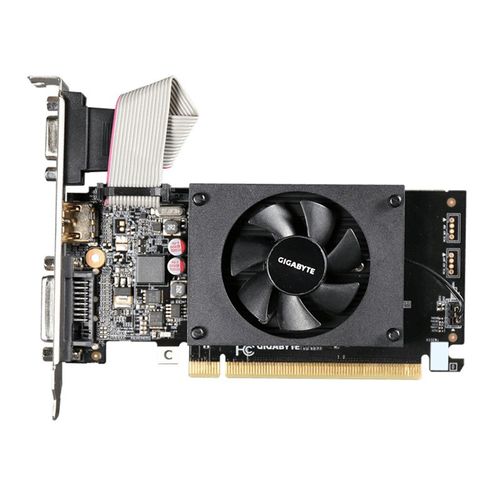 GIGABYTE NVidia GeForce GT 710, 2GB, 64bit, GV-N710D3-2GL rev 2.0