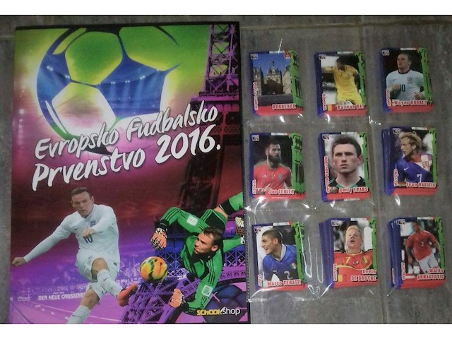 EURO 2016 School Shop Album plus kompletan set sličica