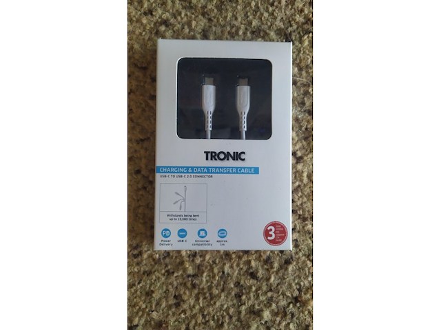 Tronic USB kabl USB C na USB C