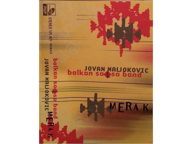 Jovan Maljoković Balkan Salsa Band – Merak kaseta