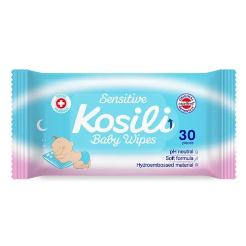 KOSILI Baby vlažne maramice plave 30kom
