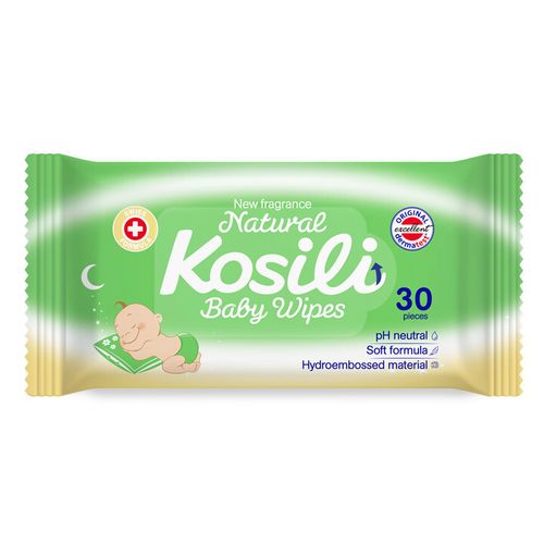 KOSILI All Natural Baby vlažne maramice 30 kom