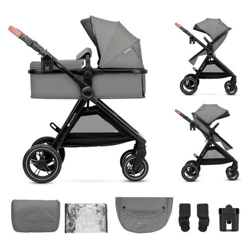Kinderkraft Esme Kolica Za Bebe 2U1 Gray