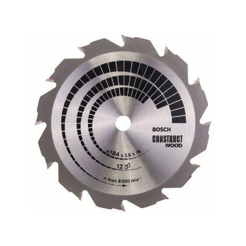 BOSCH List kružne testere Construct Wood 184 x 16 x 2.6 mm