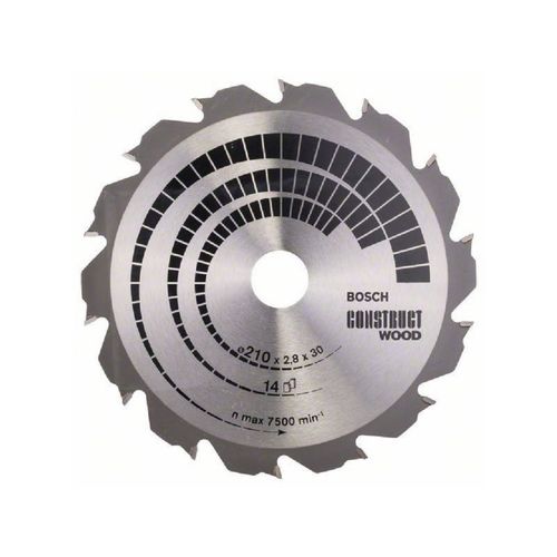 BOSCH List kružne testere Construct Wood 210 x 30 x 2.8 mm