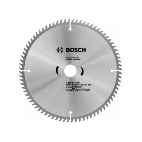 BOSCH List kružne testere Eco za aluminijum 250 x 3.0;2.2 x 30 80 T