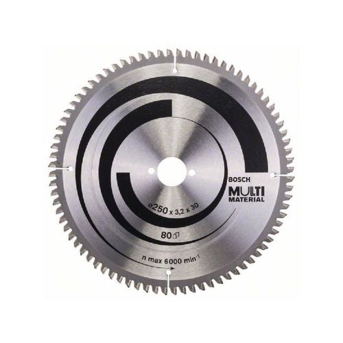BOSCH List kružne testere Multi Material 250 x 30 x 3.2 mm, 80 zuba