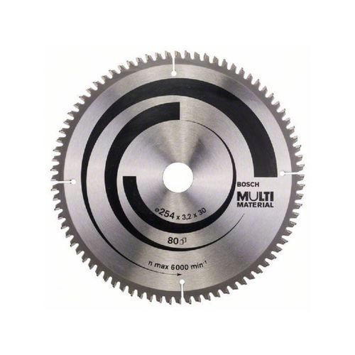 BOSCH List kružne testere Multi Material 254 x 30 x 3.2 mm, 80 zuba