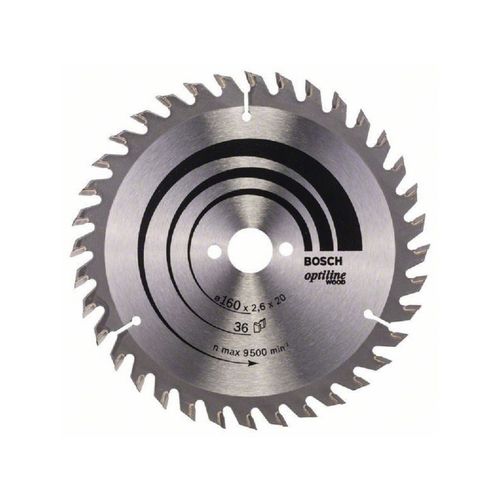 BOSCH List kružne testere Optiline Wood 160 x 20 mm