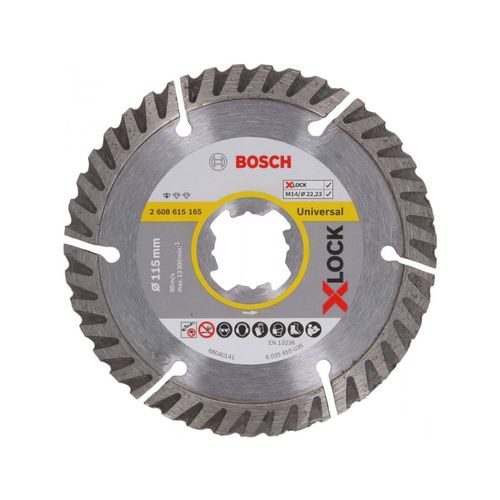 BOSCH X-LOCK Standard za Univerzalne Dijamantske Ploče 115x22,23x2x10 - 2608615165