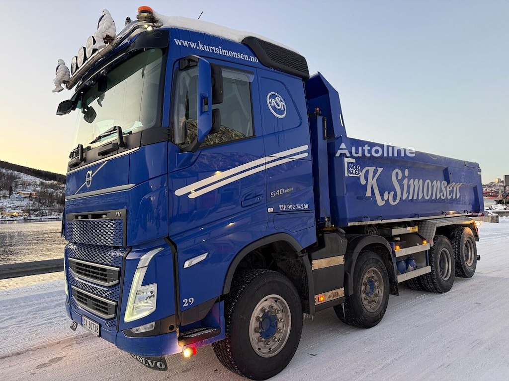 Prodaje se Volvo FH 540 Tippbil 8x4 – NorSlep kasse – Meget godt utstyrt kiper na aukciji