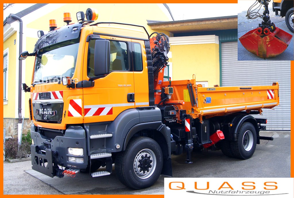 MAN TGS 18.320 BL 4x4 / ATLAS 75.2 / MEILLER / Winterdienst kiper