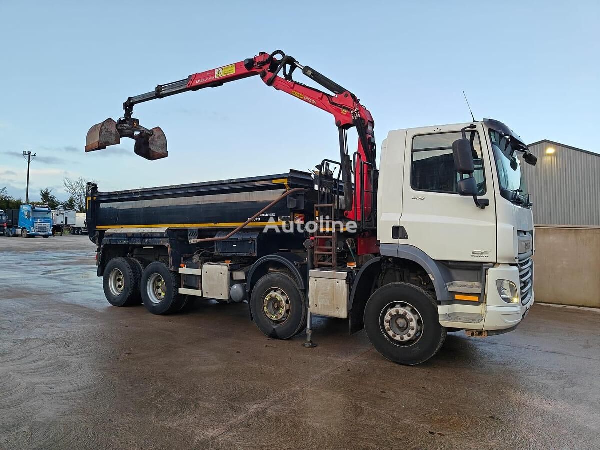 DAF CF400 8x4 Steel Tipper Grab kiper