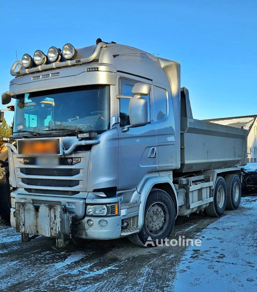 Scania R580 *6x4 *BIG AXLES *PLOW PLATE *RETARDER kiper