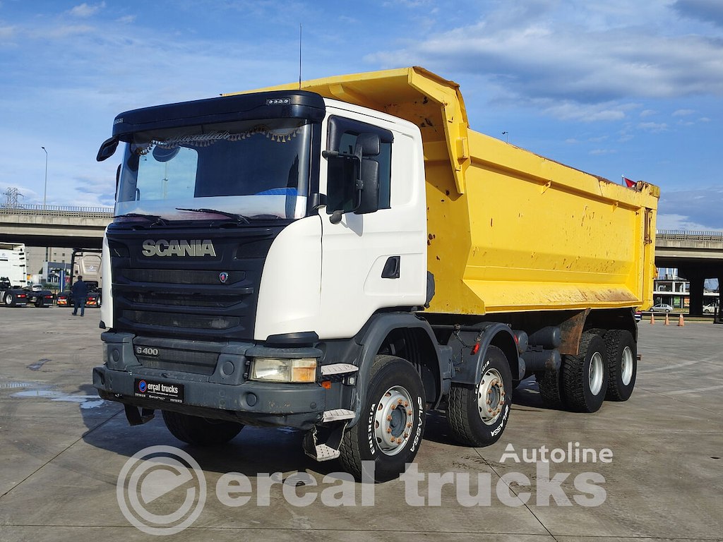 Scania 2015 G400 - 8X4 - E5 - Manual- Big Axle- 25 M3 Hardox Tipper kiper