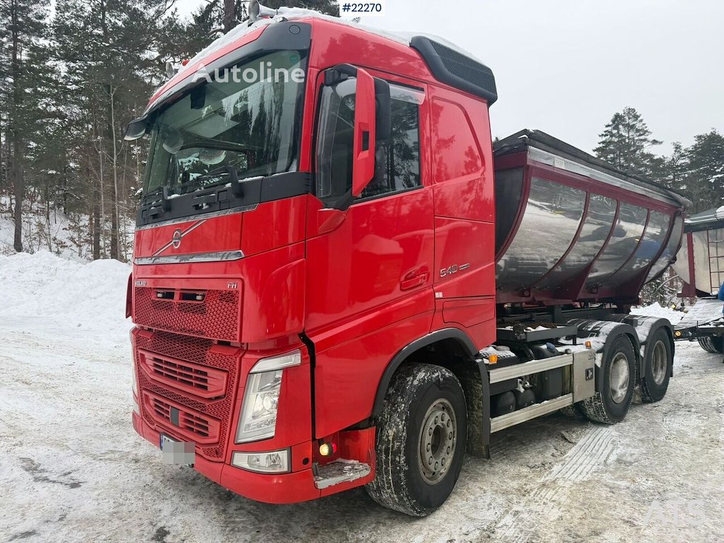 Volvo FH540 6x4 asfaltbil m/ 2017 Nor Slep fhv-24t 3 akslet asfaltkjer kiper
