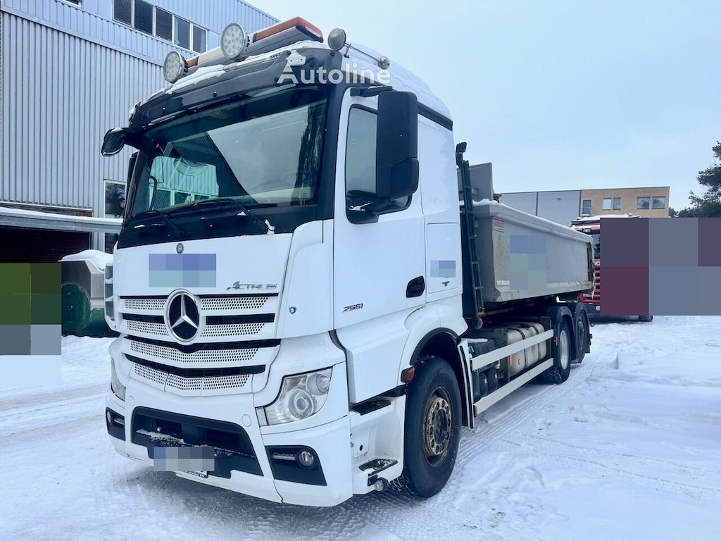 Mercedes-Benz Actros 2551 6x2 Krokbil – Uten Kasse SE VIDEO kiper