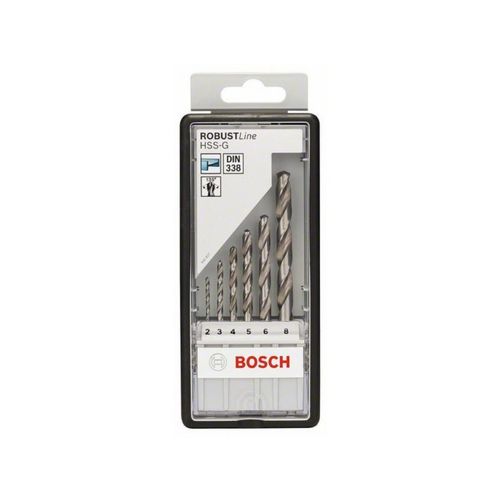 BOSCH 6-delni Robust Line set burgija za metal HSS-G, 135°