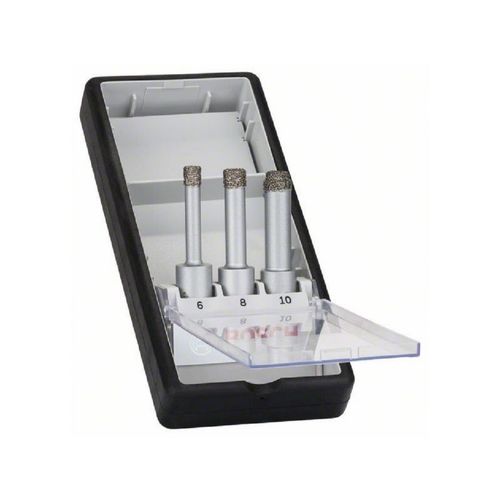 BOSCH 3-delni set dijamantskih burgija za suvo bušenje Easy Dry Best for Ceramic 2608587145