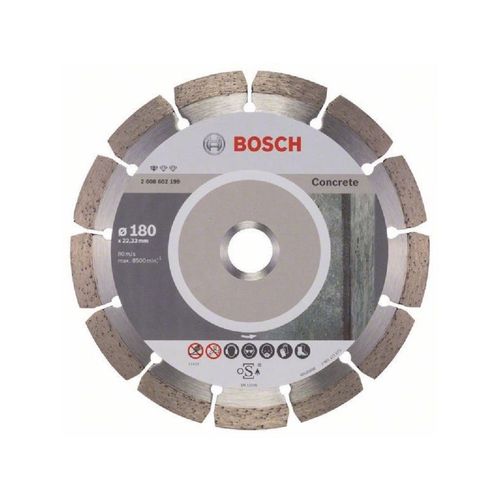 BOSCH Dijamantska rezna ploča Standard for Concrete 2608602199, 180 x 22,23 x 2 x 10 mm