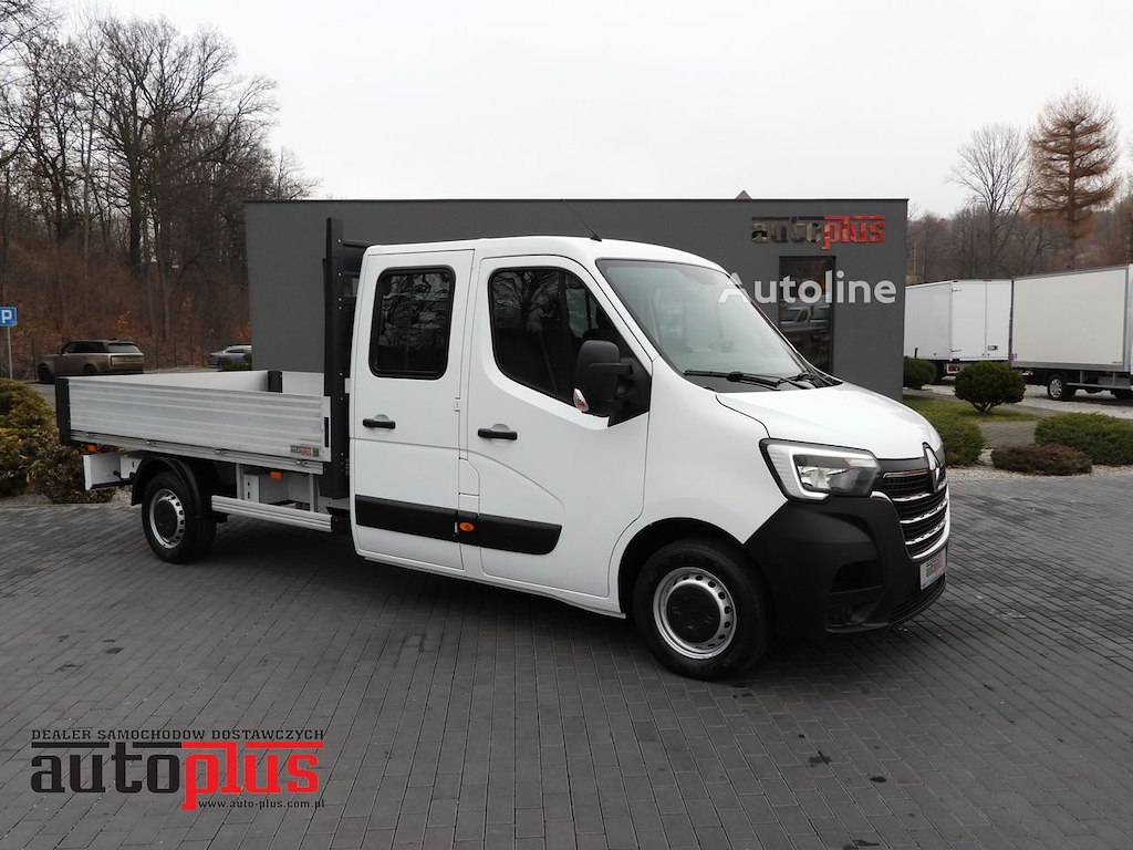 Renault MASTER STAKE BODY DOUBLE CABIN DOKA 7 SEATS CRUISE CONTROL NAVIG kamion s ravnom platformom < 3.5t