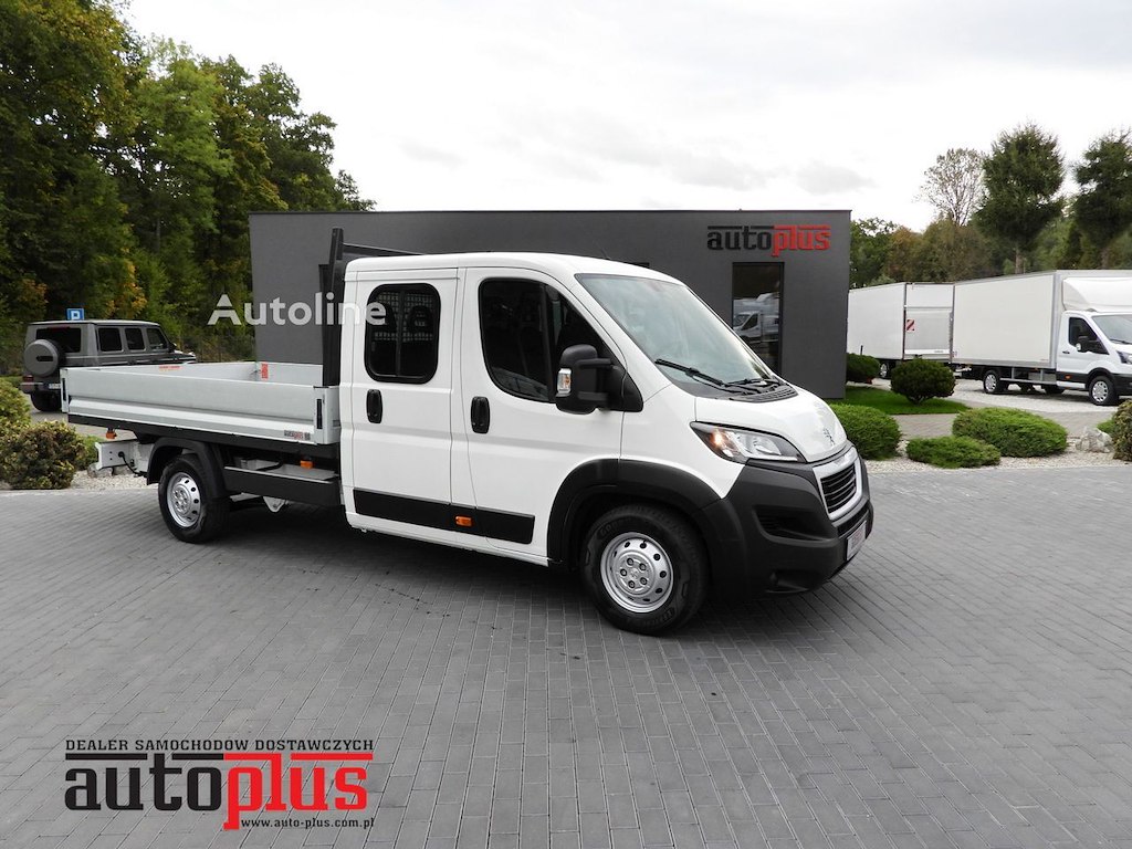 Peugeot BOXER STAKE BODY DOUBLE CABIN DOKA 7 SEATS CRUISE CONTROL AIR CO kamion s ravnom platformom < 3.5t