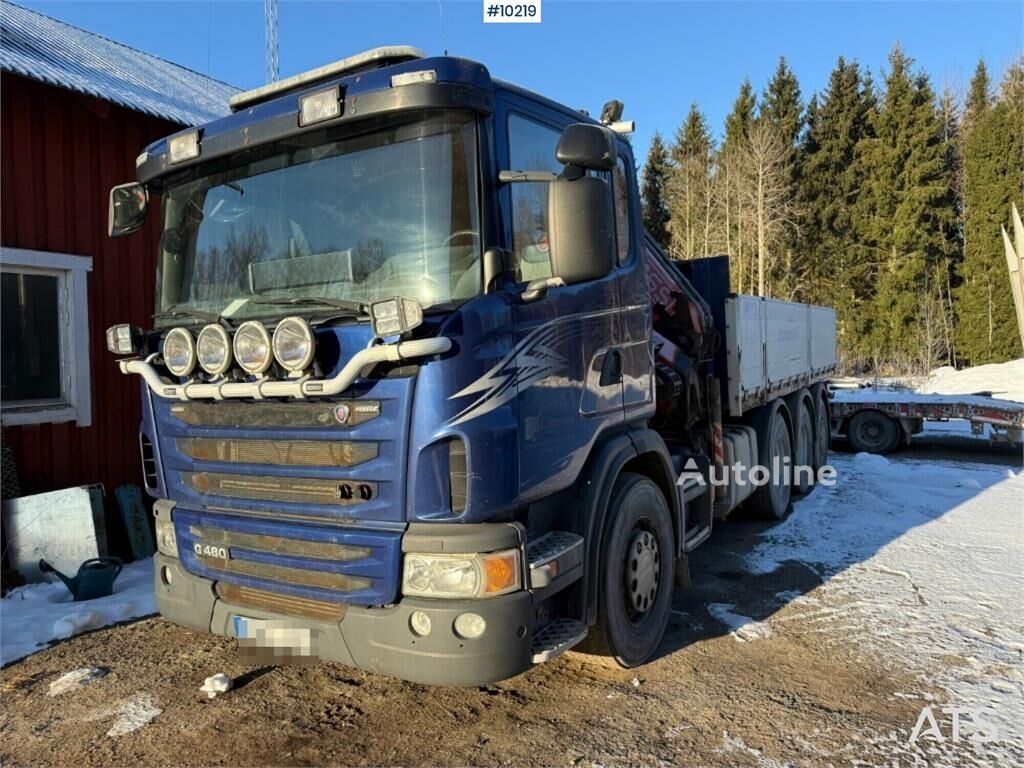Scania G480 kamion s ravnom platformom