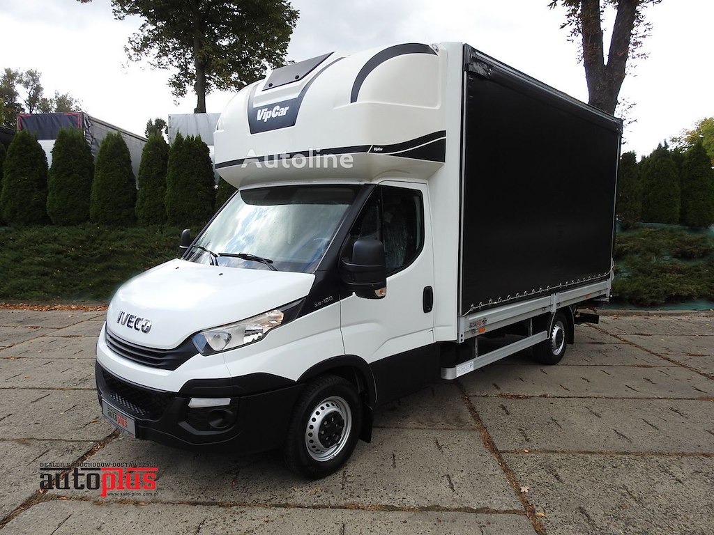 IVECO DAILY 35S18 TARPAULIN LIFT 8 PALLETS CRUISE CONTROL AIR CONDITIO kamion s ceradom < 3.5t