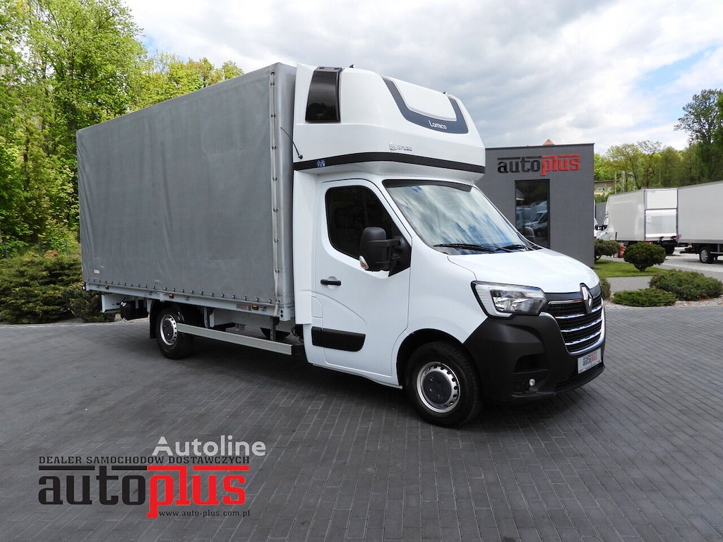 Renault MASTER TARPAULIN 10 PALLETS CRUISE CONTROL LED LIGHTS PNEUMATICS kamion s ceradom < 3.5t