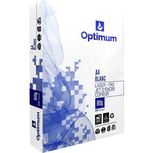 Papir Fotokopir A4 Optimum 80Gr *Sr
