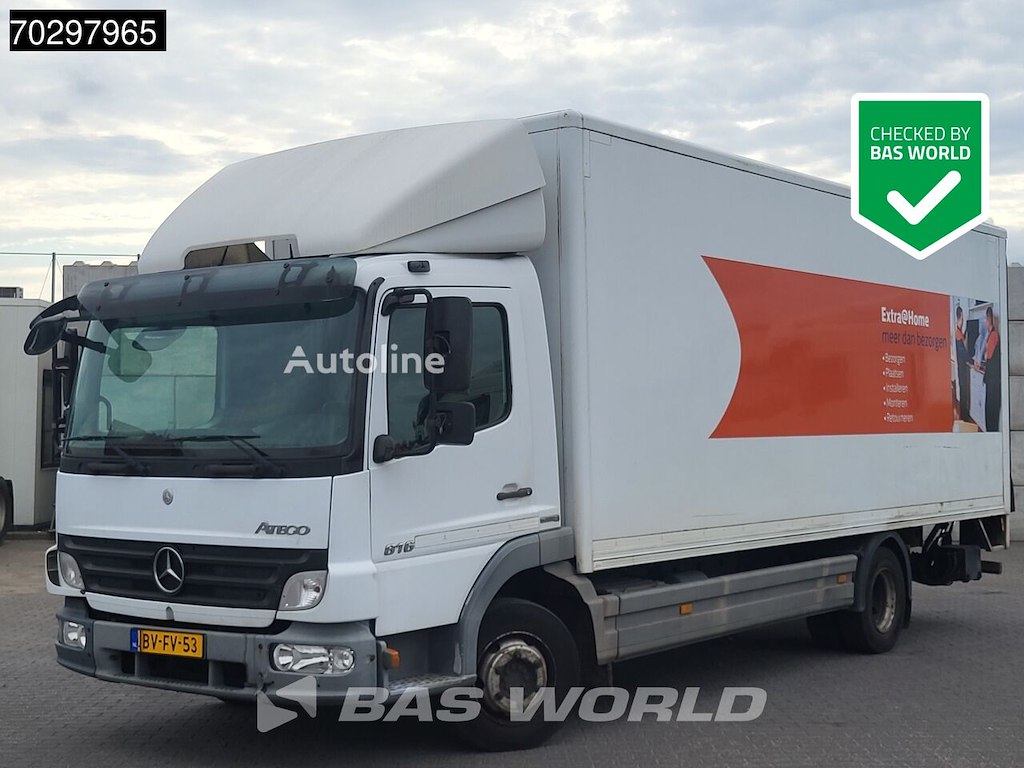 Mercedes-Benz Atego 816 4X2 NL-Truck 8tonner Automatic 1500kg Ladebordwand Eur kamion furgon
