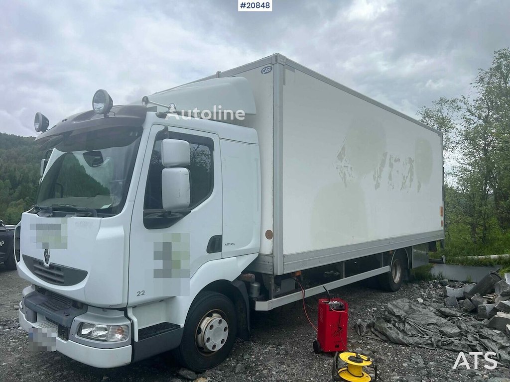 Renault 2013 4x2 Renault Midlum Skapbil m/ defekt lift. SE VIDEO kamion furgon