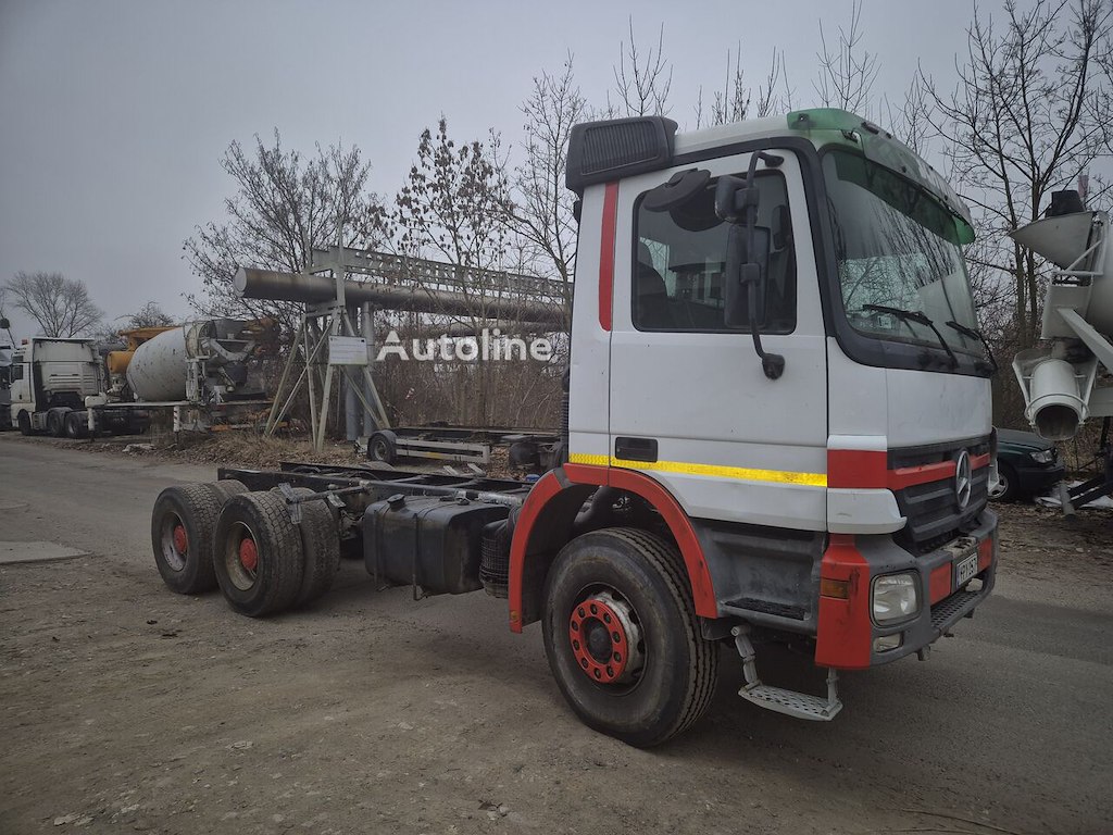 Mercedes-Benz Actros 3341 6x4 chassi eps 3pedal gearbox, air condition, stell kamion šasija