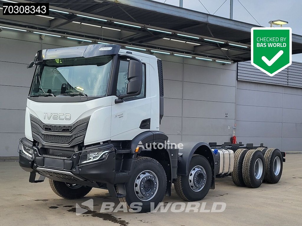 Novi IVECO X-Way 400 8X4 NEW! Full steel suspension Automatic Big-Axle GSR kamion šasija