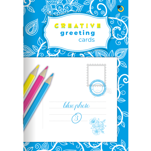 Bojanka Kreativna B5 16 Motiva Greeting Cards Blue Photo 3
