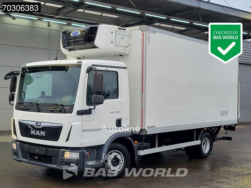 MAN TGL 12.190 4X2 Carrier Supra 750 1500kg Ladebordwand Manual Euro kamion hladnjača