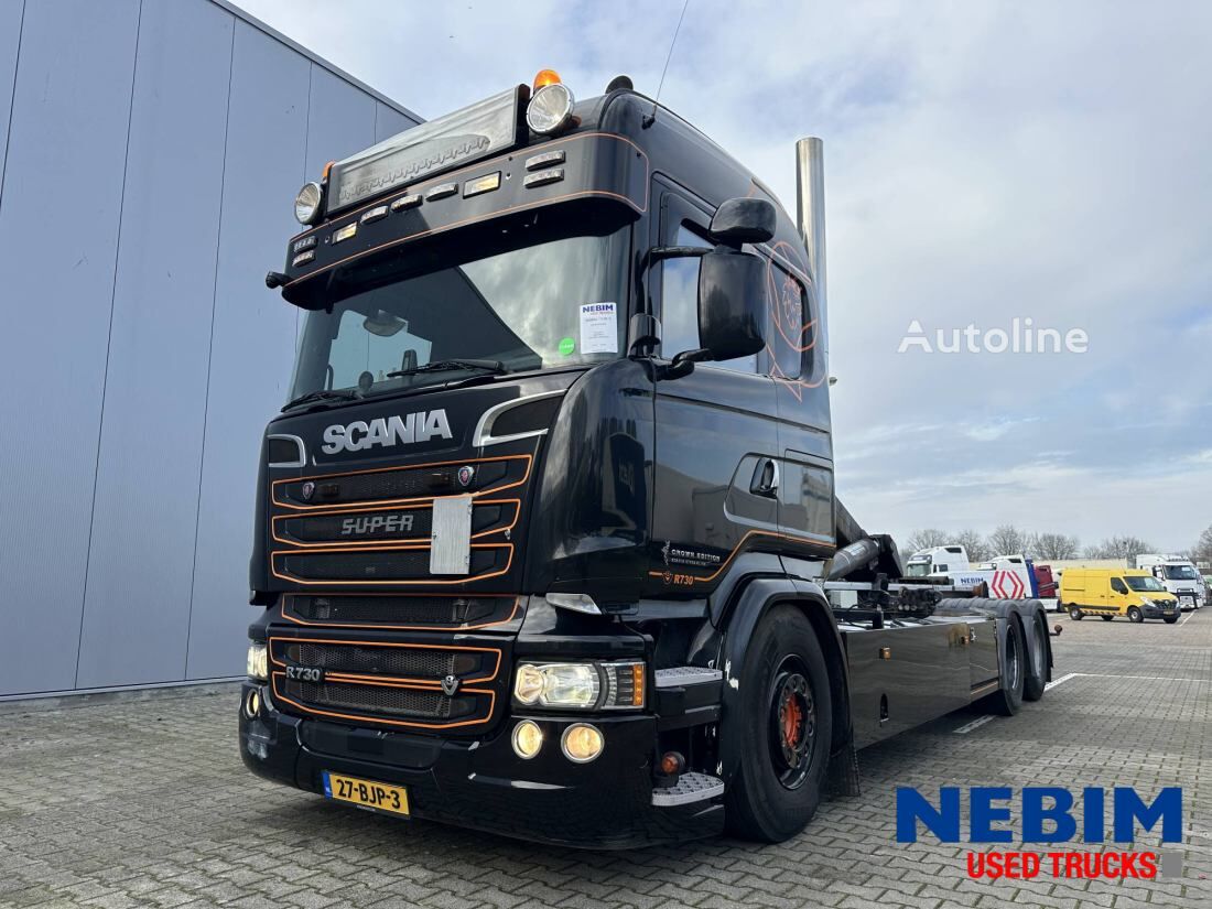 Scania R730 V8 6x2 CROWN ED - FULL AIR - RETARDER kamion rol kiper